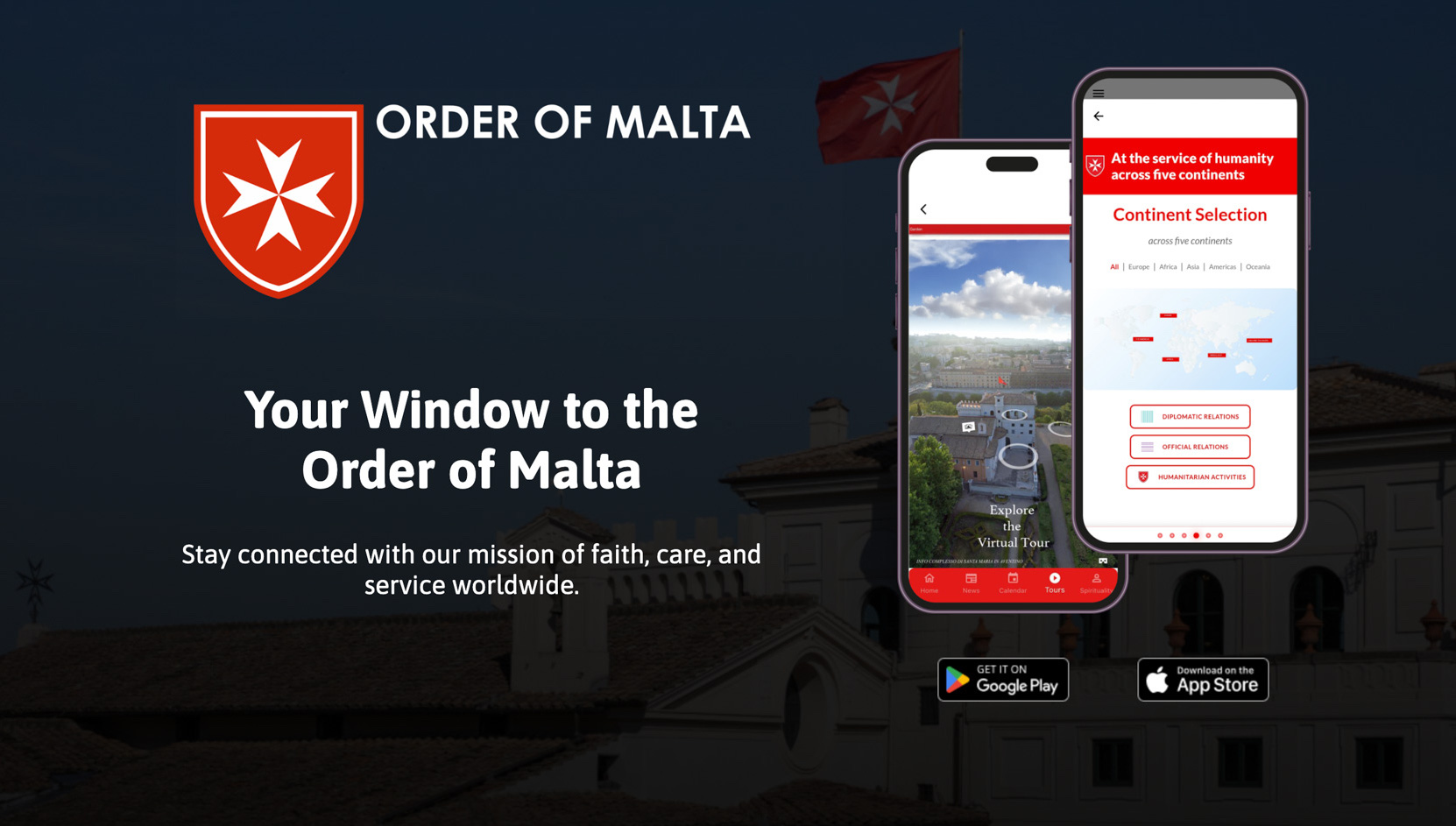 Le Grand Maître de l’Ordre de Malte participe à un déjeuner pour les personnes dans le besoin ...